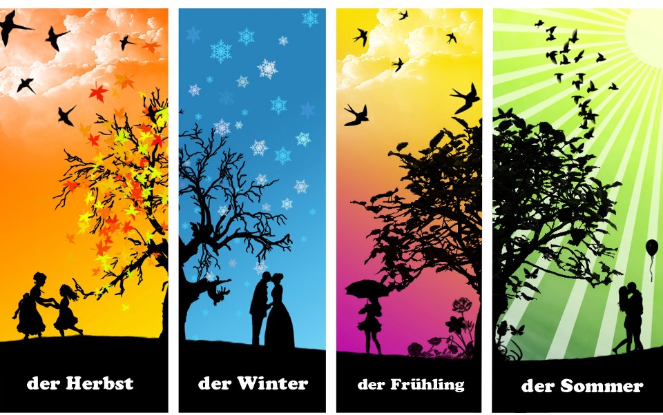 Die Monate und die Jahreszeiten | #EstudoemCasa@