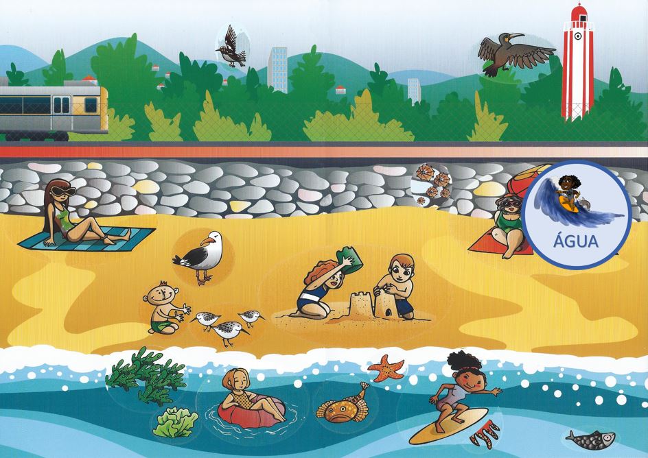 Um dia na praia | #EstudoemCasa@