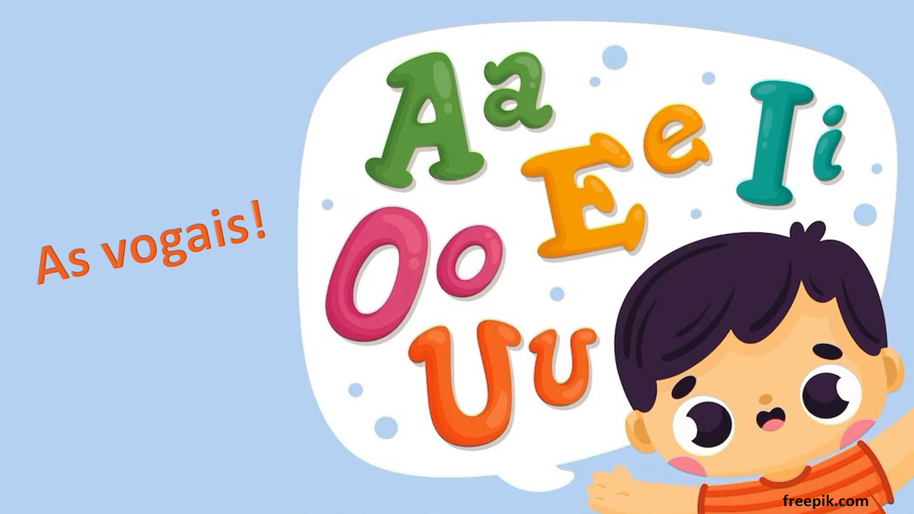 Iniciação à leitura e à escrita - vogais | #EstudoemCasa@