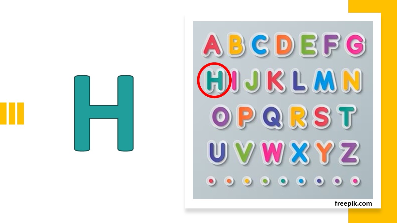 Iniciação à leitura e à escrita: Letra H | #EstudoemCasa@