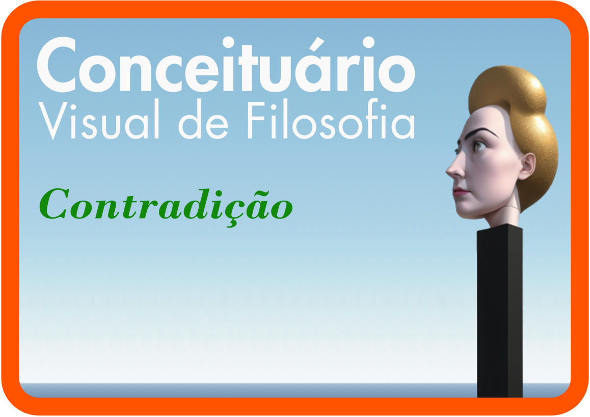 Conceituário visual de Filosofia: contradição | #EstudoemCasa@
